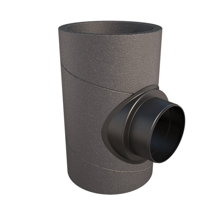 Aerfoam - Geïsoleerd leidingsysteem t-stuk 90° - Ø180mm - Ø125mm - Ventilatieshop.be