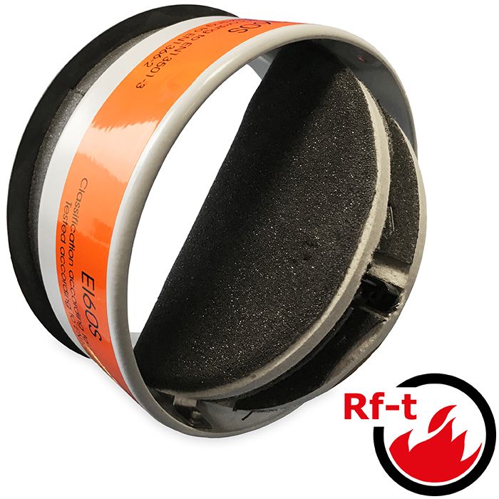 Brandwerende brandklep RF vlinderklep 150mm SC60 - Ventilatieshop.be