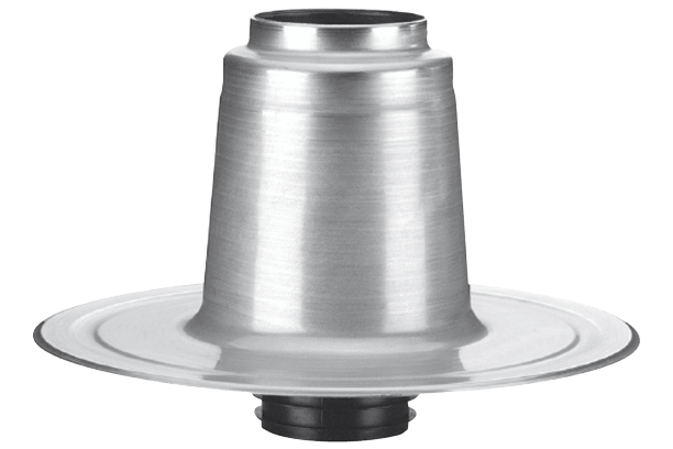 Dubbelwandige plakplaat - Bitumen - Ø150/160mm - Ventilatieshop.be