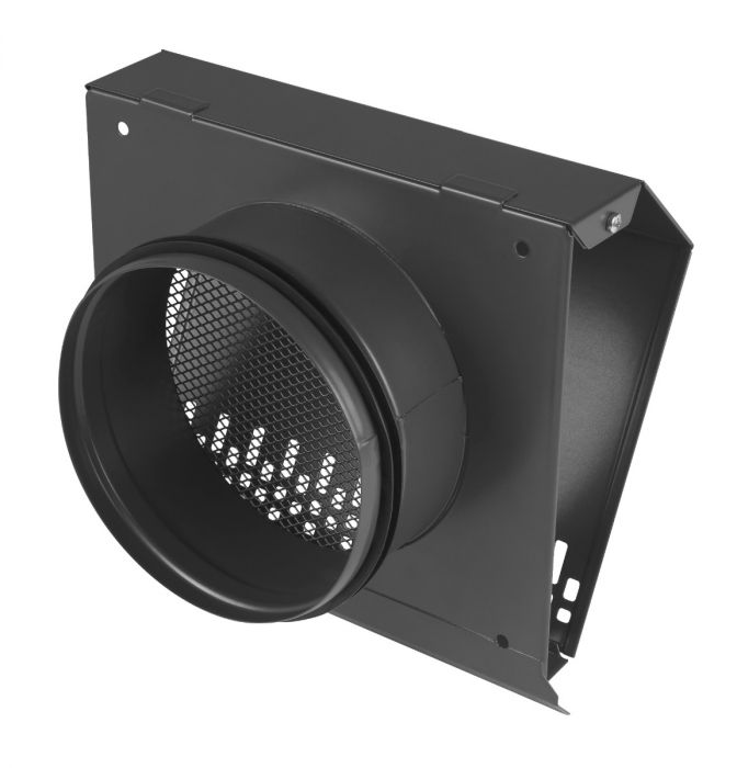 Whisper Luxe Design Gevelkap 100mm: Toevoer GRAFIETGRIJS ...