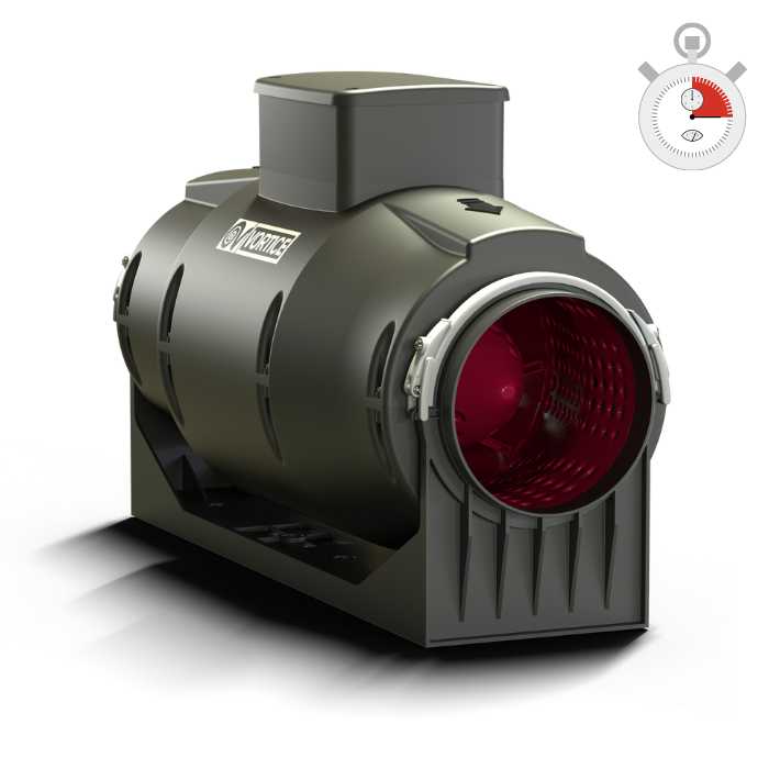 LINEO 125T 'QUIET' buisventilator: Stil en krachtig | Met nalooptimer ...
